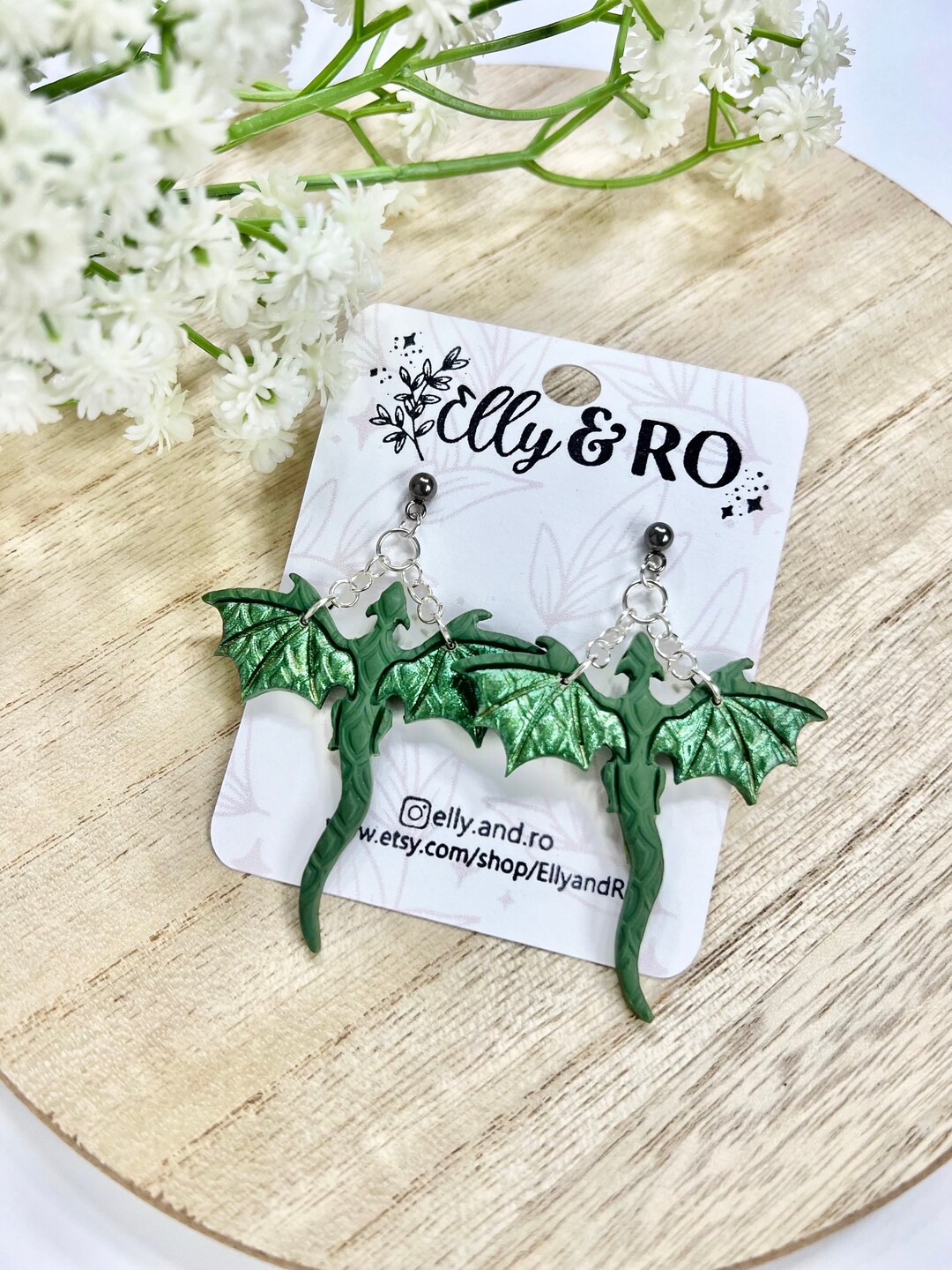 Dragon Earrings, Fantasy Earrings, Magical Earrings, Made to Order ...