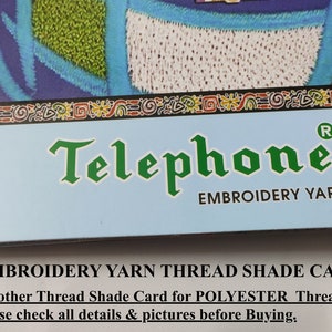 OMX Neelam Embroidery Thread Shade Card, 1 PC, (480 Colour Reference ...