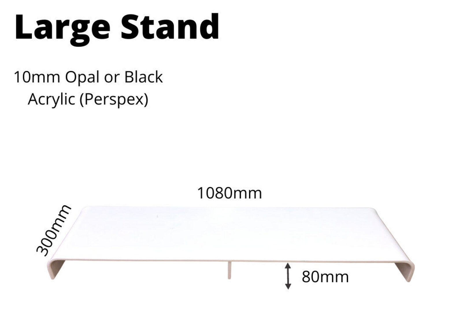 Perspex Monitor Stands - Etsy