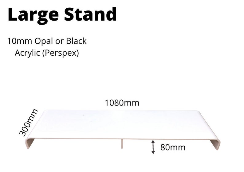 Perspex Monitor Stands - Etsy