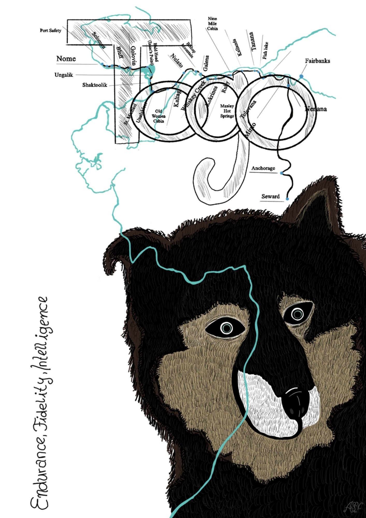 Togo Serum Run 1925 Heroic Animal - Etsy