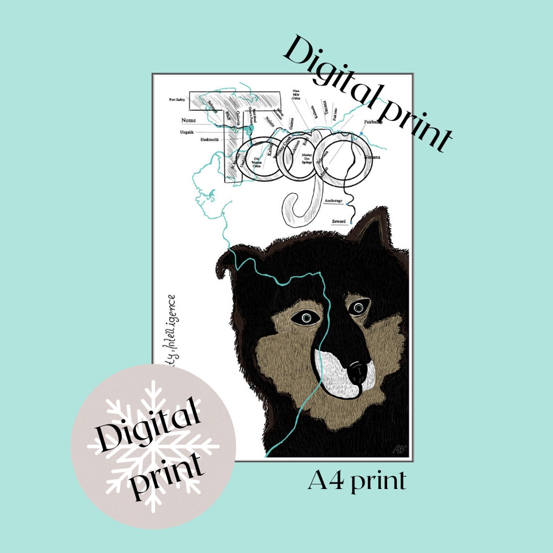 Togo Serum Run 1925 Heroic Animal - Etsy