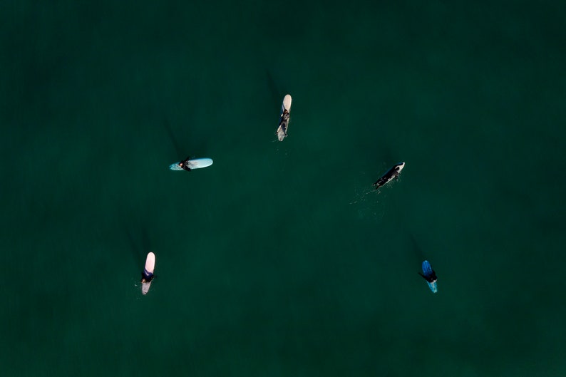 Surfers Art Print, Large Wall Art Print, Wall Art, Art Print, Surfing ...