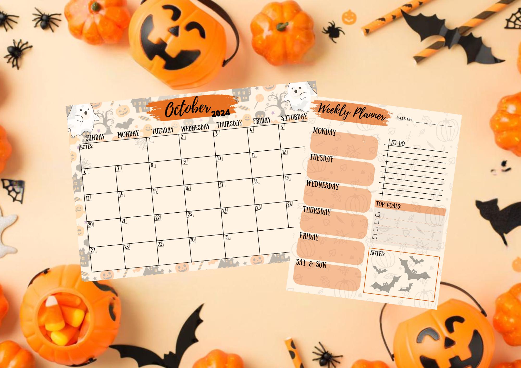 2024 Fall Digital Planner, Holiday Planner, Personalized Daily Planner ...