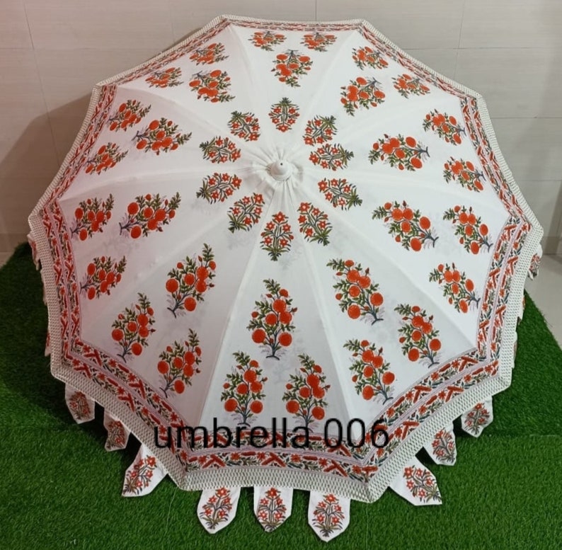 Block Printing Umbrella at Marion Akers blog