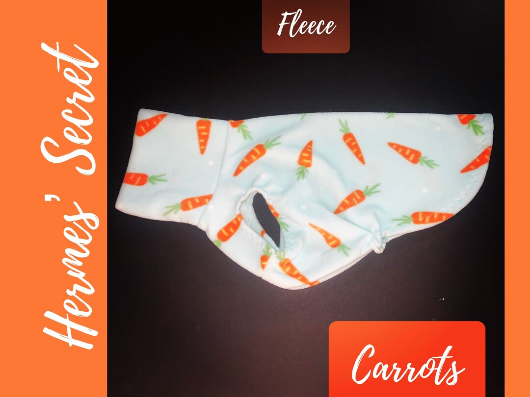Hermes Secret Carrots Fleece Jammies Etsy