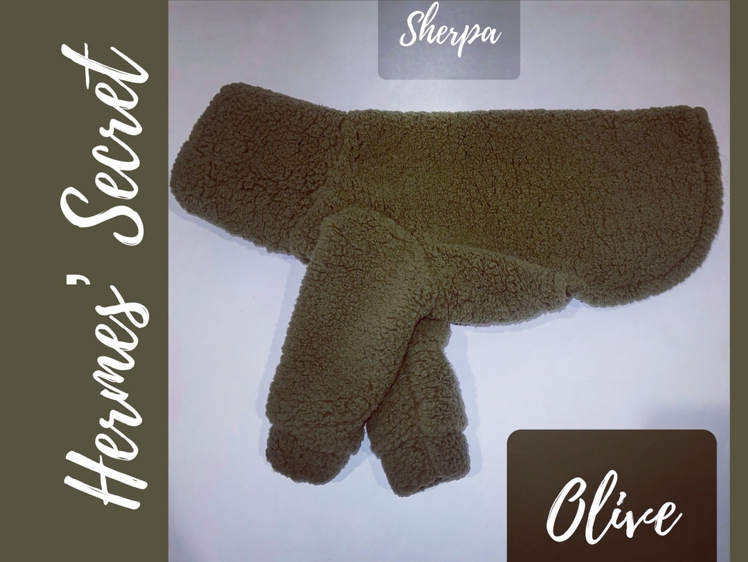 Hermes Secret Olive Sherpa Jammies Etsy