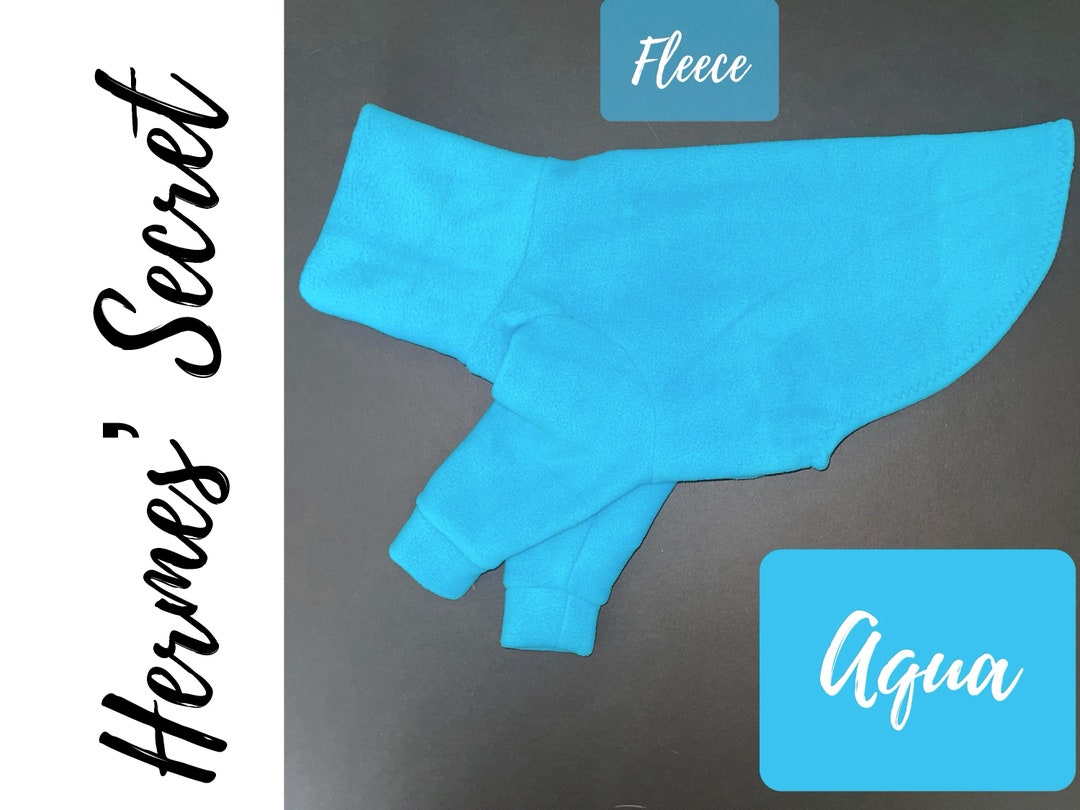 Hermes Secret Aqua Fleece Jammies 25 Etsy
