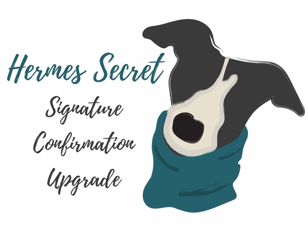 Hermes' Secret Signature Confirmation Upgrade - Etsy