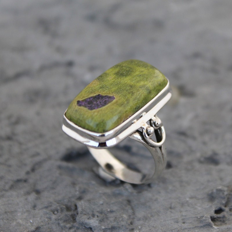 Serpentine Ring - Etsy