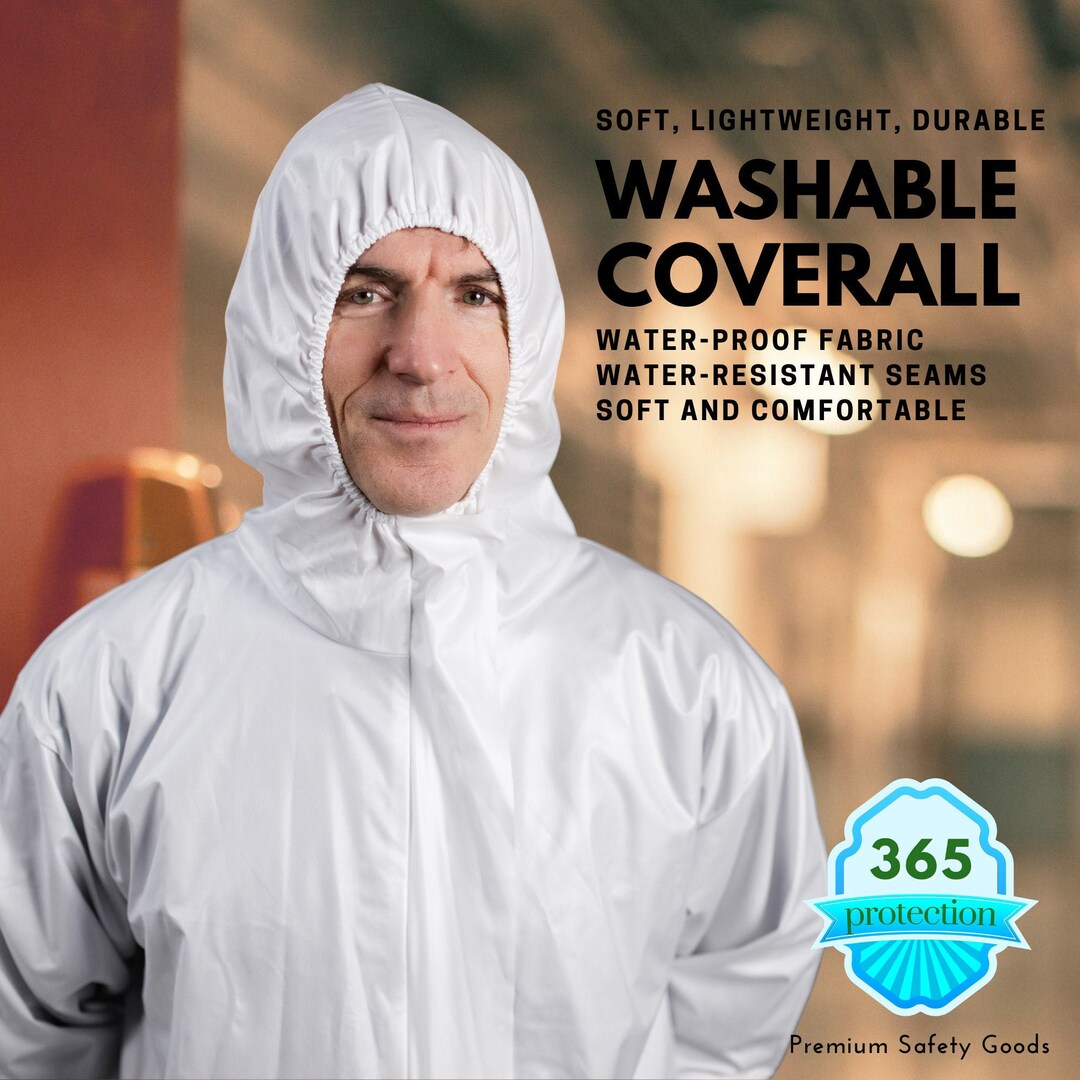 Washable Coverall, Water Aerosol and Particle Protection for Caregivers ...