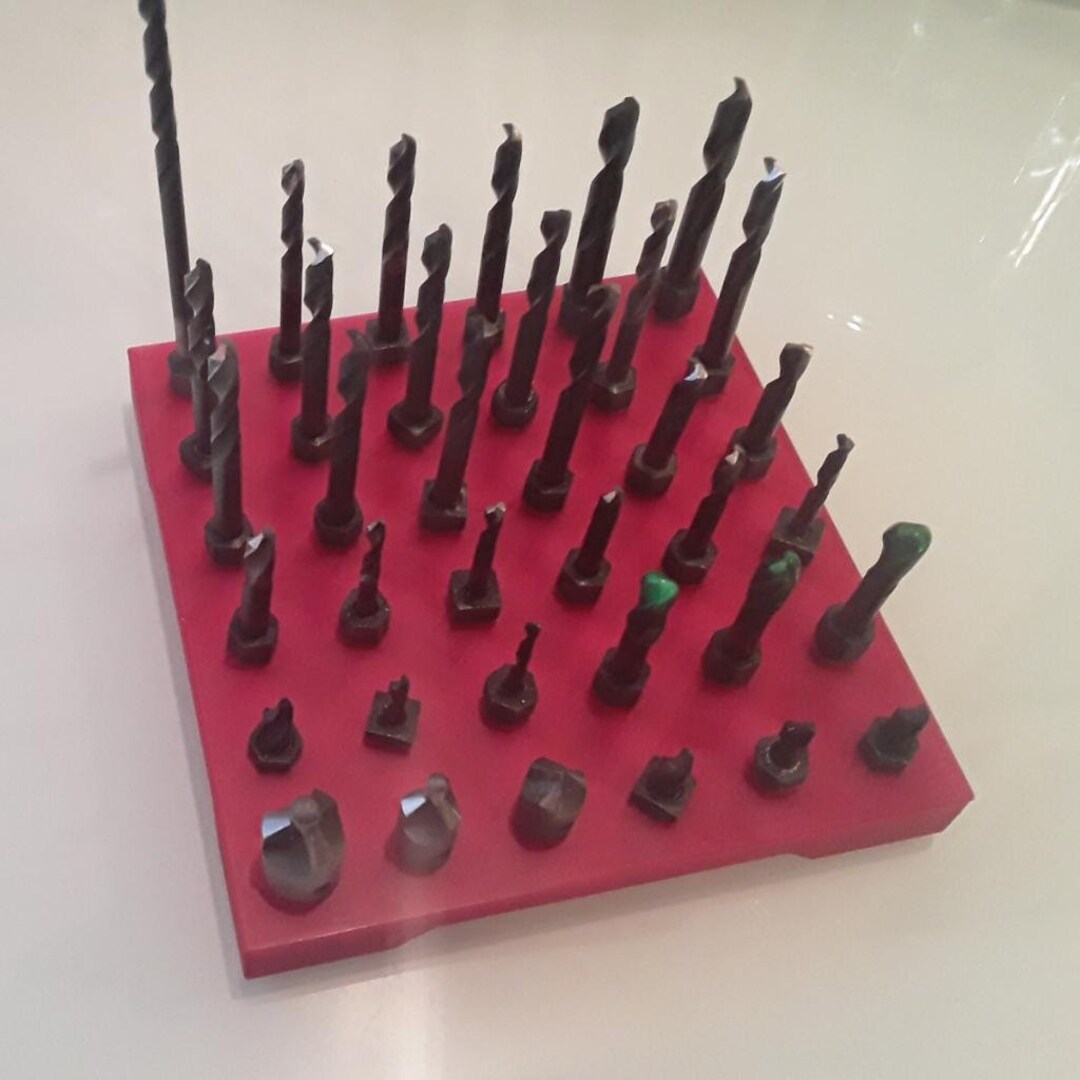 Threaded Drill Bit Holder & Organizer - Etsy
