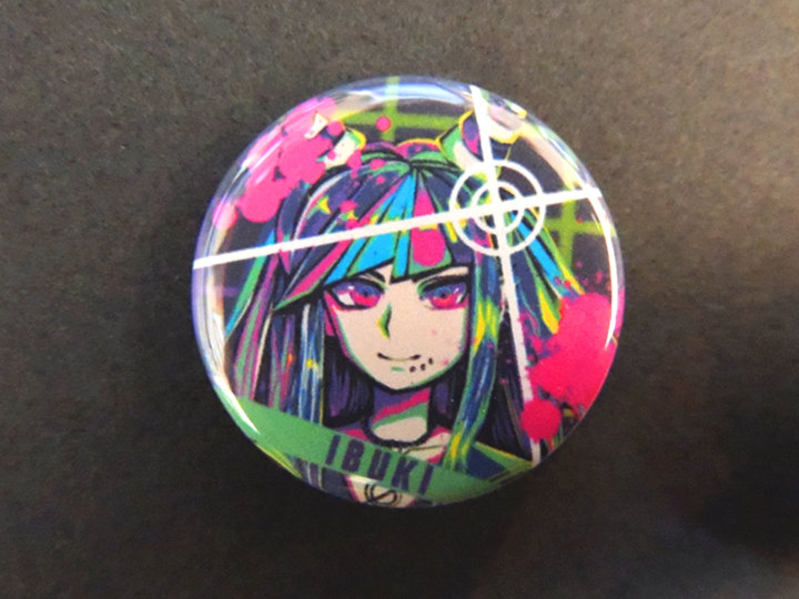Danganronpa Splat Buttons junko Enoshoshima Komaeda Nagito - Etsy
