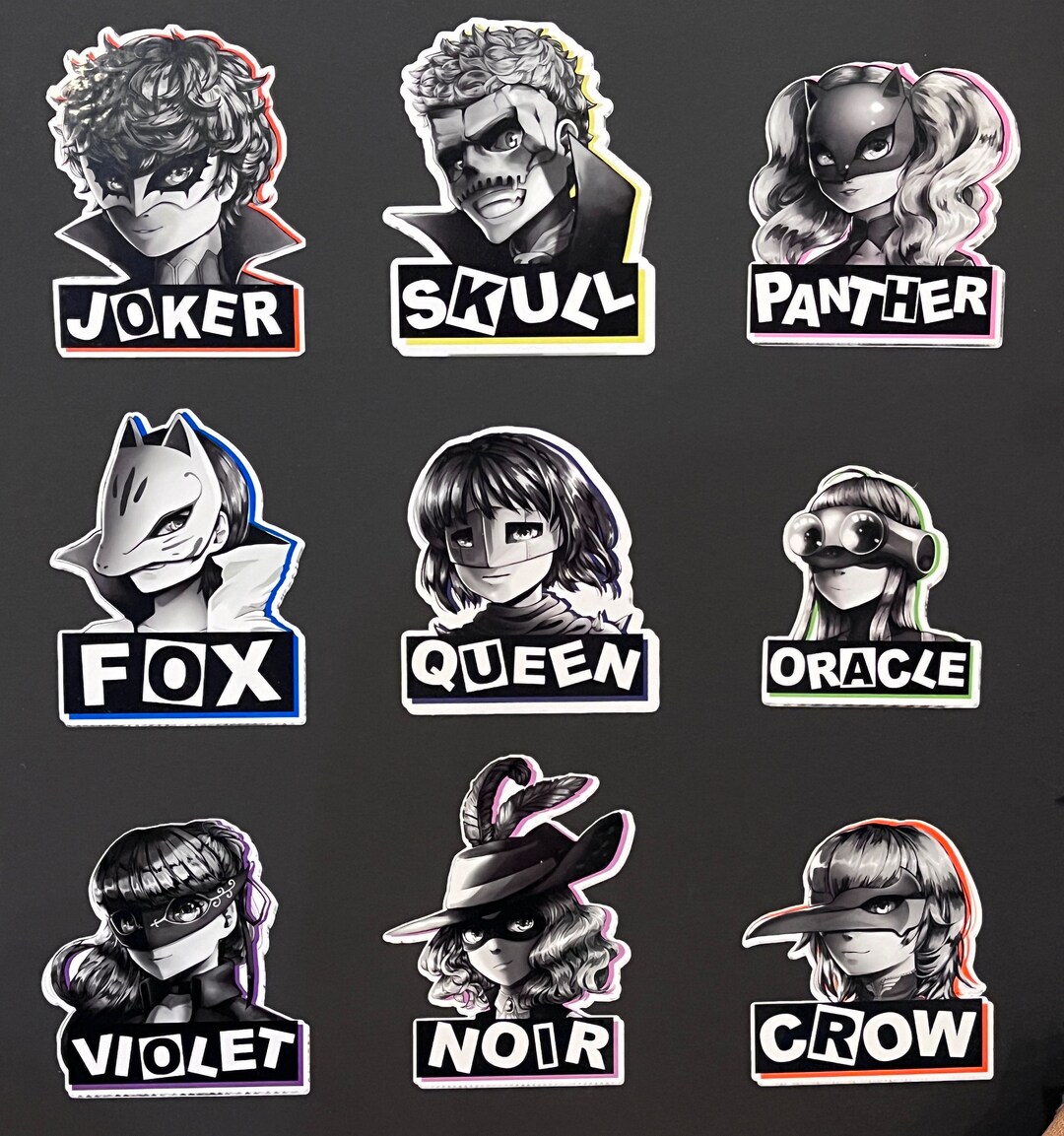 Persona 5 Vinyl Stickers - Etsy