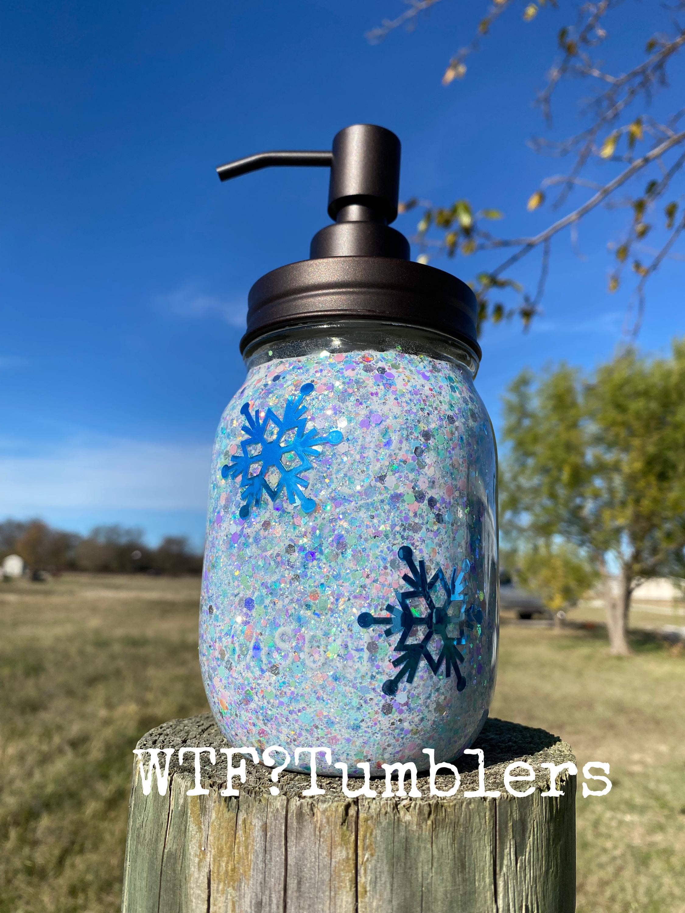 Snowflake Soap Dispenser - Etsy