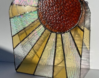 African Sun Stained Glass | Etsy