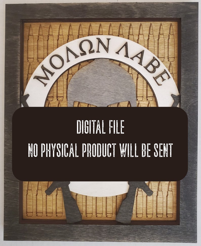 Molon Labe SVG Laser Cut File for Glowforge and Other Lasers - Etsy