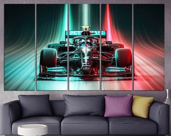 Mercedes F1 Wall Art Formula 1 Gift Wall Decor Print Formula One Art ...