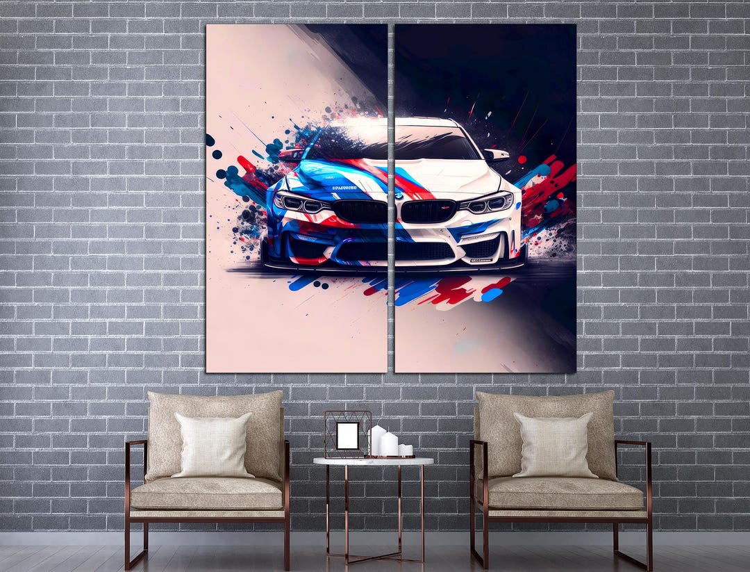 Bmw Poster Modern Car BMW Black Gift for Boyfriend - Etsy