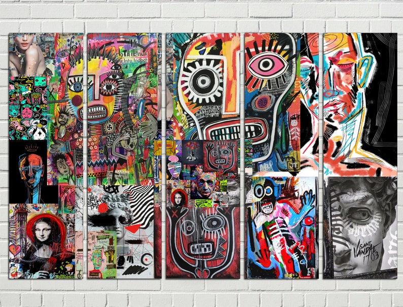 Graffiti Street Art Contemporary Print Trendy Wall Art Street Art on ...