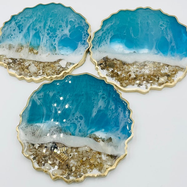 Resin Coaster - Etsy