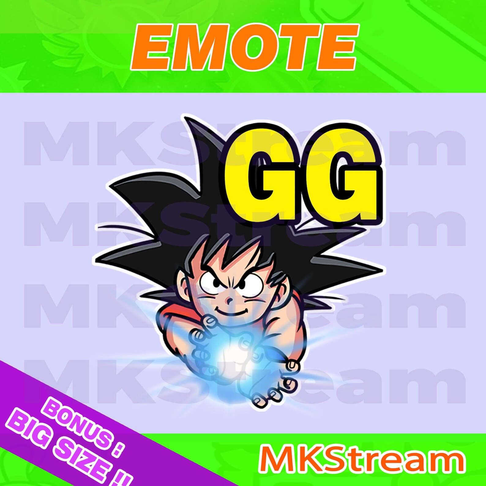 Twitch emotes dragon ball gg goku | Etsy