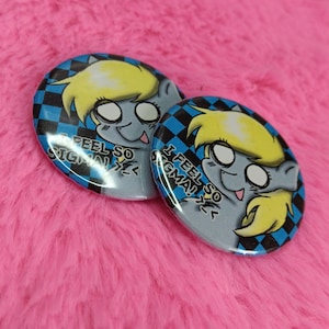 Derpy Hooves Button Pin Meme MLP Scene Emo 2000s My Little Pony Muffins ...