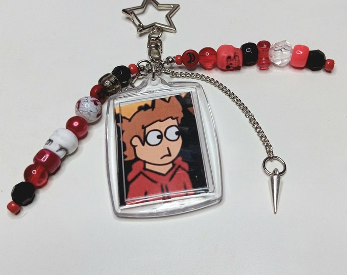 Tord Eddsworld Beaded Photo Keychain - Classic Newgrounds Tord Kandi ...