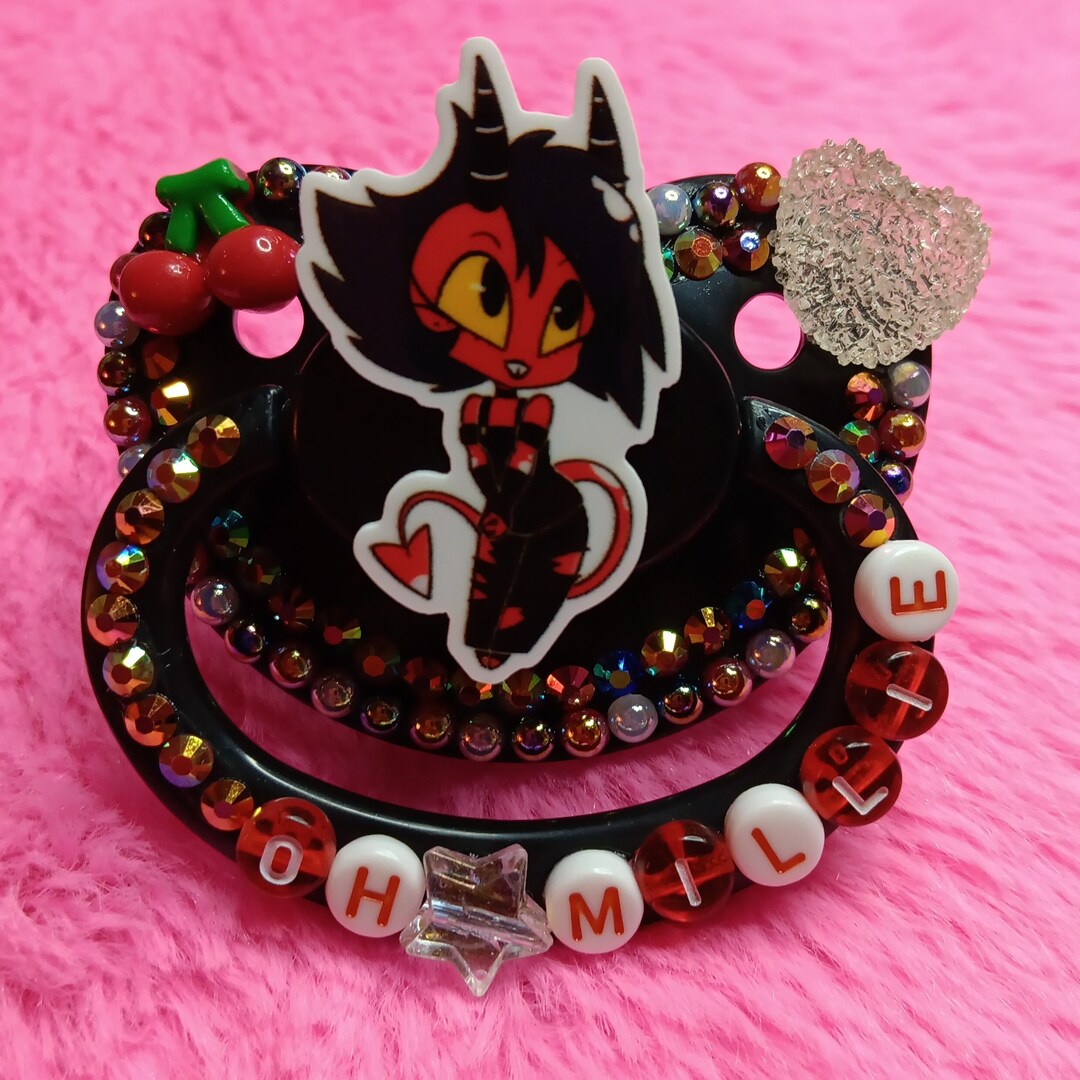 Oh Millie Deco Paci Helluva Boss Hazbin Hotel Deco Adult Pacifier Agere ...