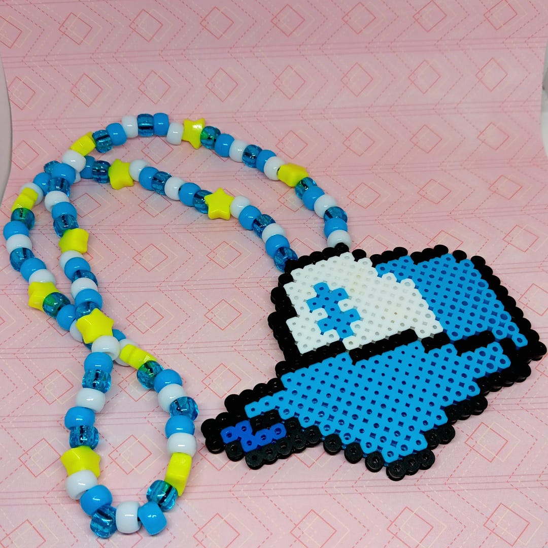 Pine Tree Hat Kandi Perler Necklace Dipper Falls Kawaii Scene Emo ...