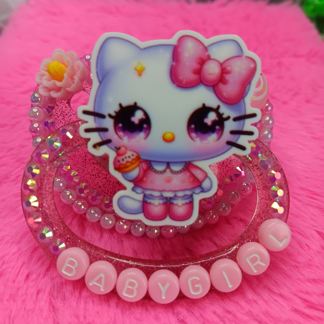 Babygirl Deco Paci Hello Kitty Sanrio Deco Adult Pacifier Agere Age ...
