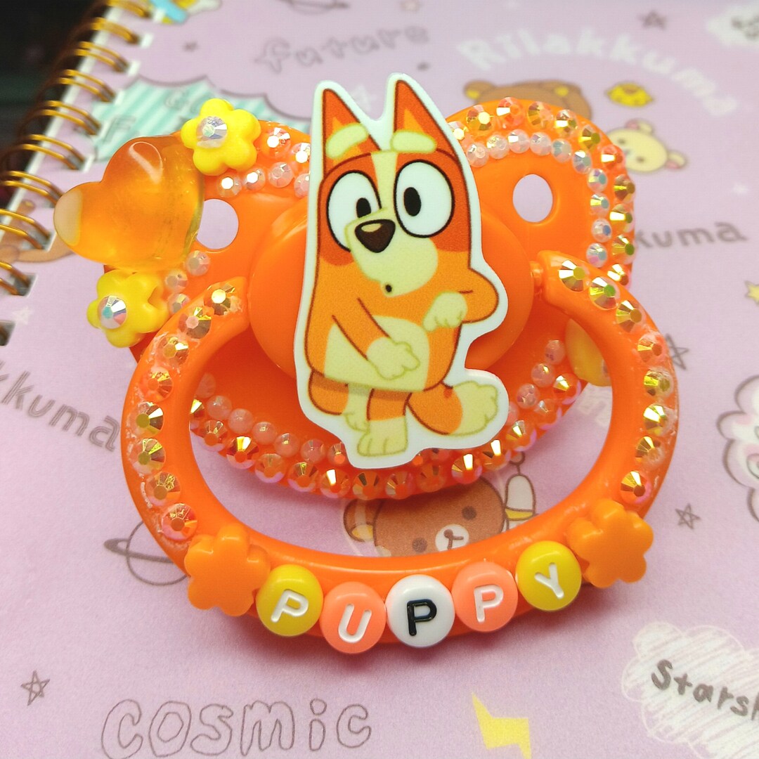 Puppy Deco Paci Bluey Bingo Adult Pacifier Agere Age Regression Petre ...