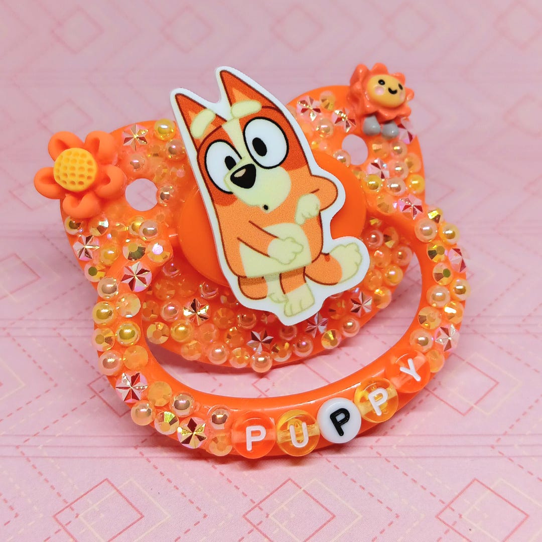 Puppy Deco Paci - Bluey Bingo Deco Adult Pacifier Agere Age Regression ...