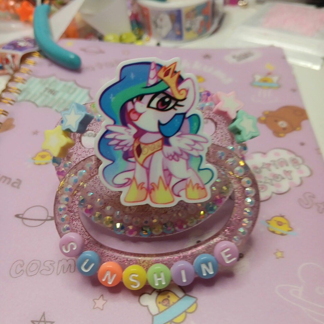 Sunshine Deco Paci Princess Celestia MLP My Little Pony Deco Adult ...