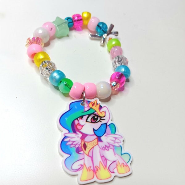 My Little Pony Kandi Bracelet - Etsy