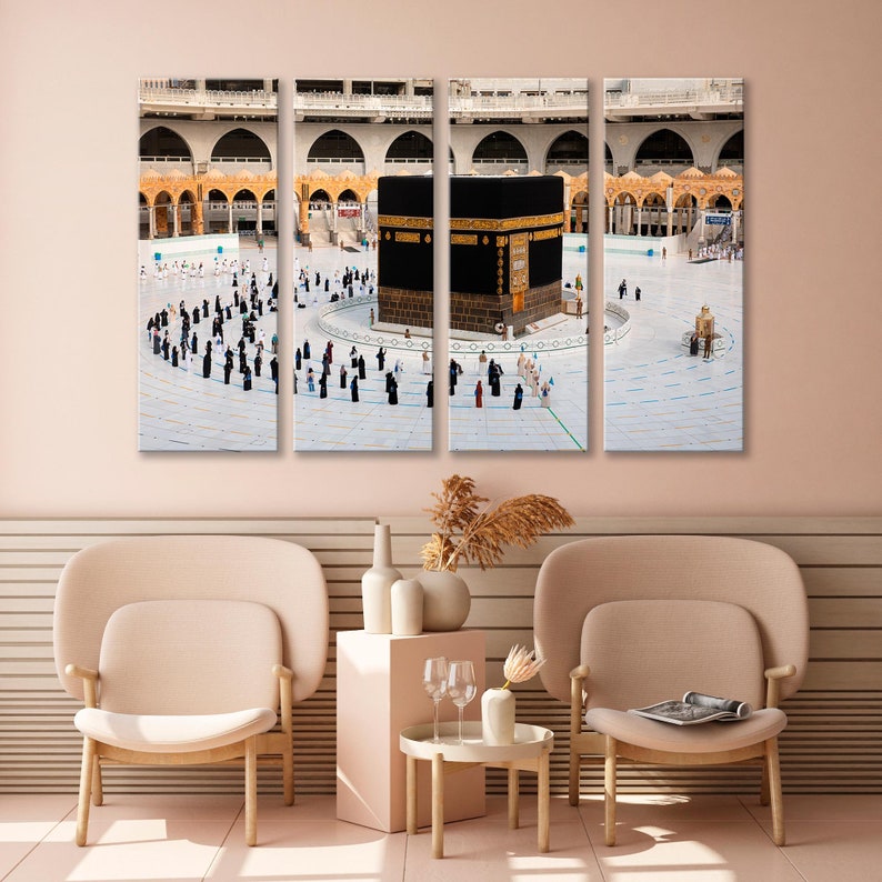 Mosque Mecca Canvas Print, Islamic Wall Art - Etsy