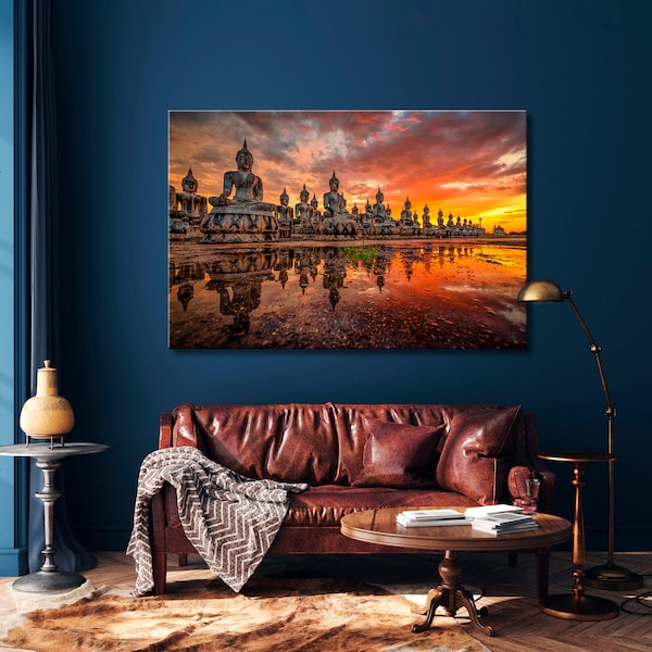 Buddha Canvas - Etsy