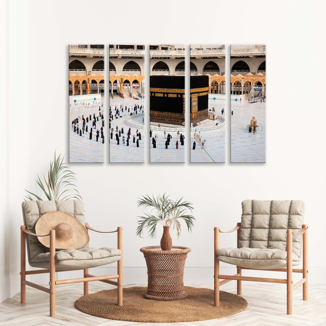 Great Mosque Mecca, Islamic Stylish Decor, Islamic Art Decor, Mecca ...