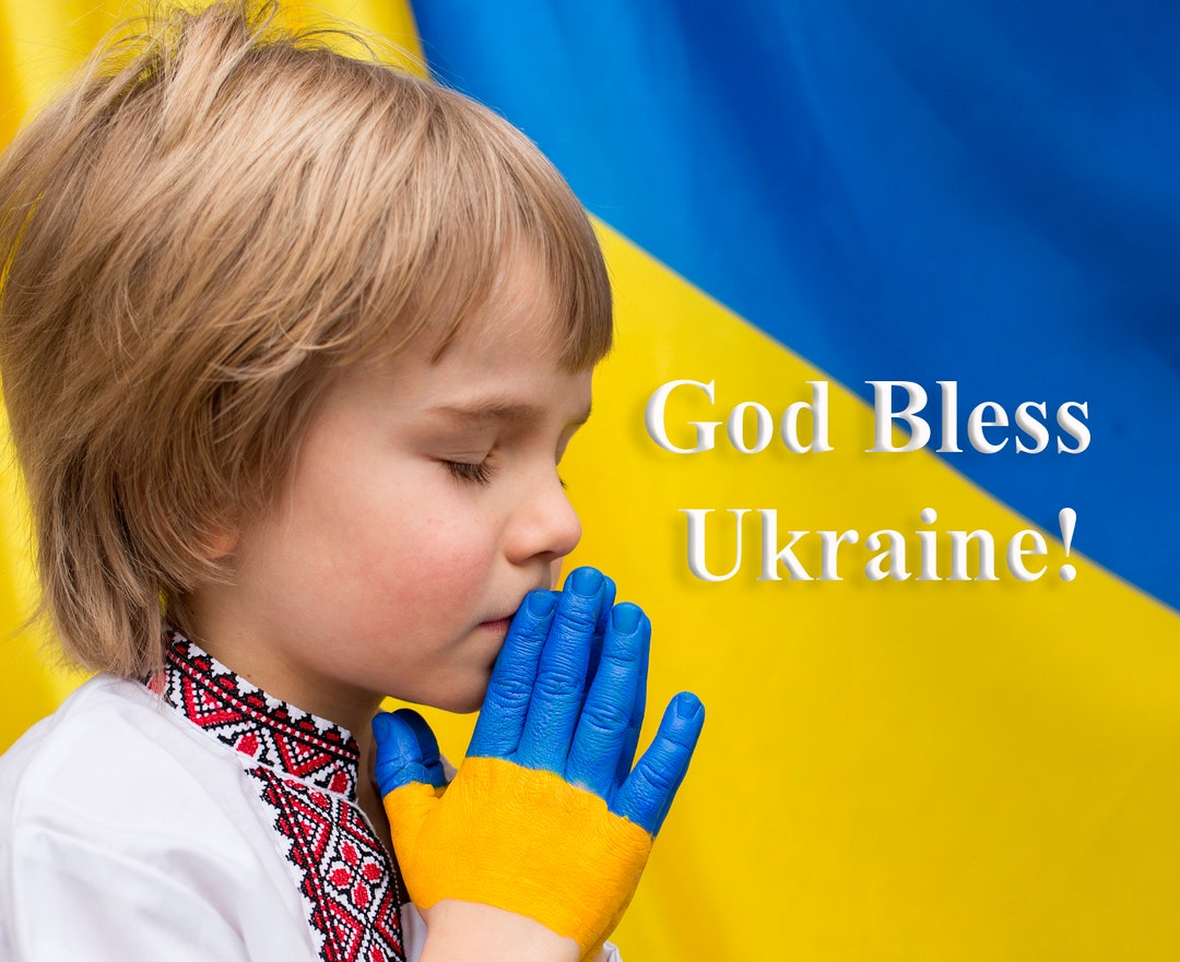 God Bless Ukraine Photo, Support Ukraine Art (digital Download) - Etsy