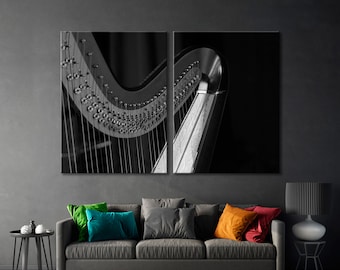 Musical Instruments Canvas - Etsy