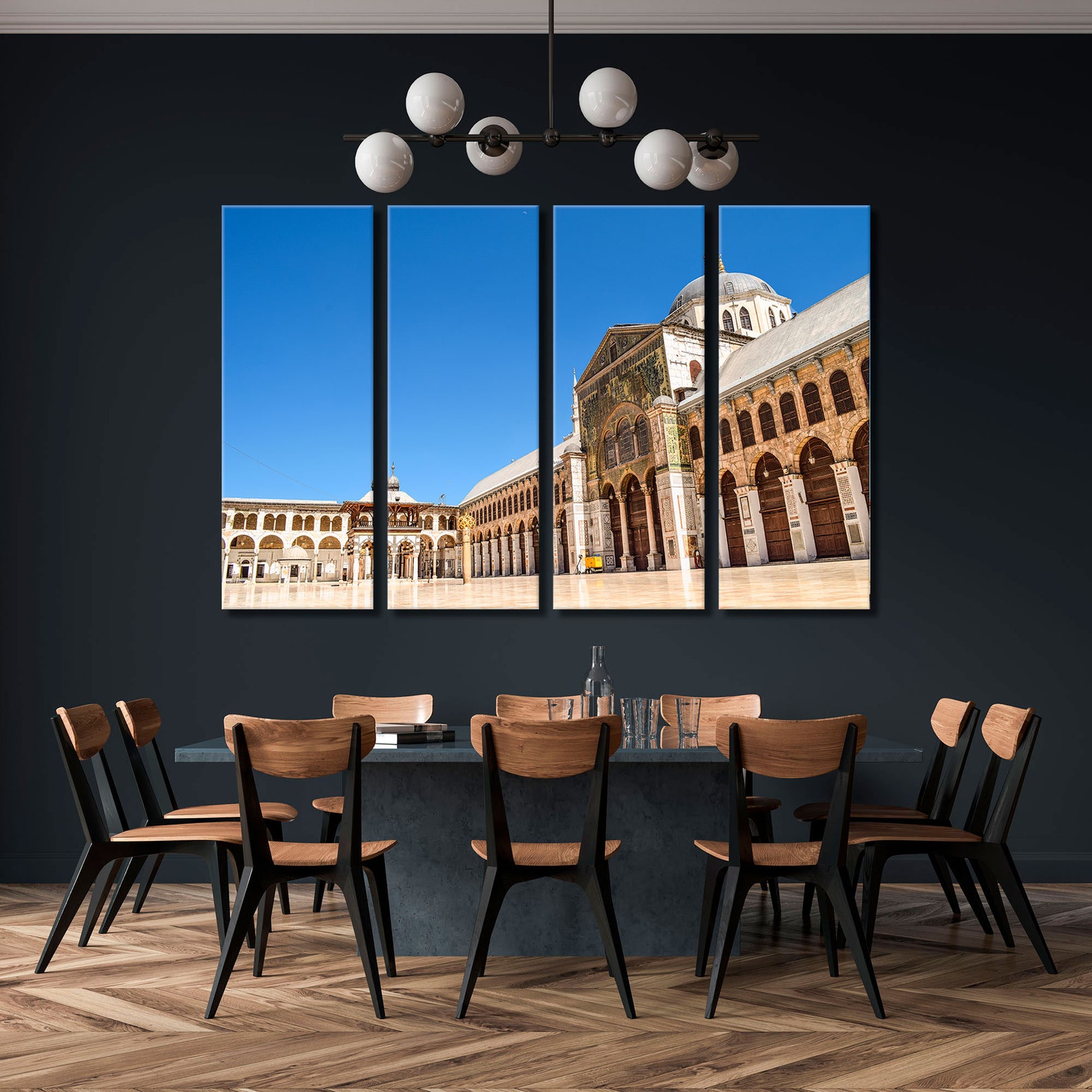 Great Mosque Umayyads Damascus Canvas Print, Damascus Wall Art, Islamic ...