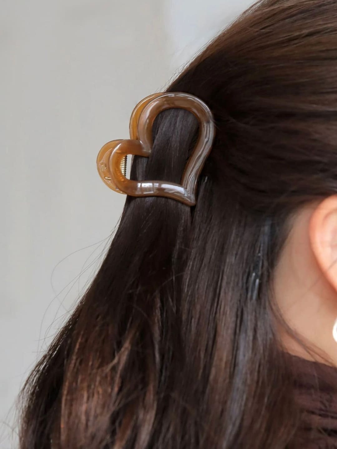 Heart Shape Korean Style Claw Clip / Hair Claw / Hair Clip - Etsy