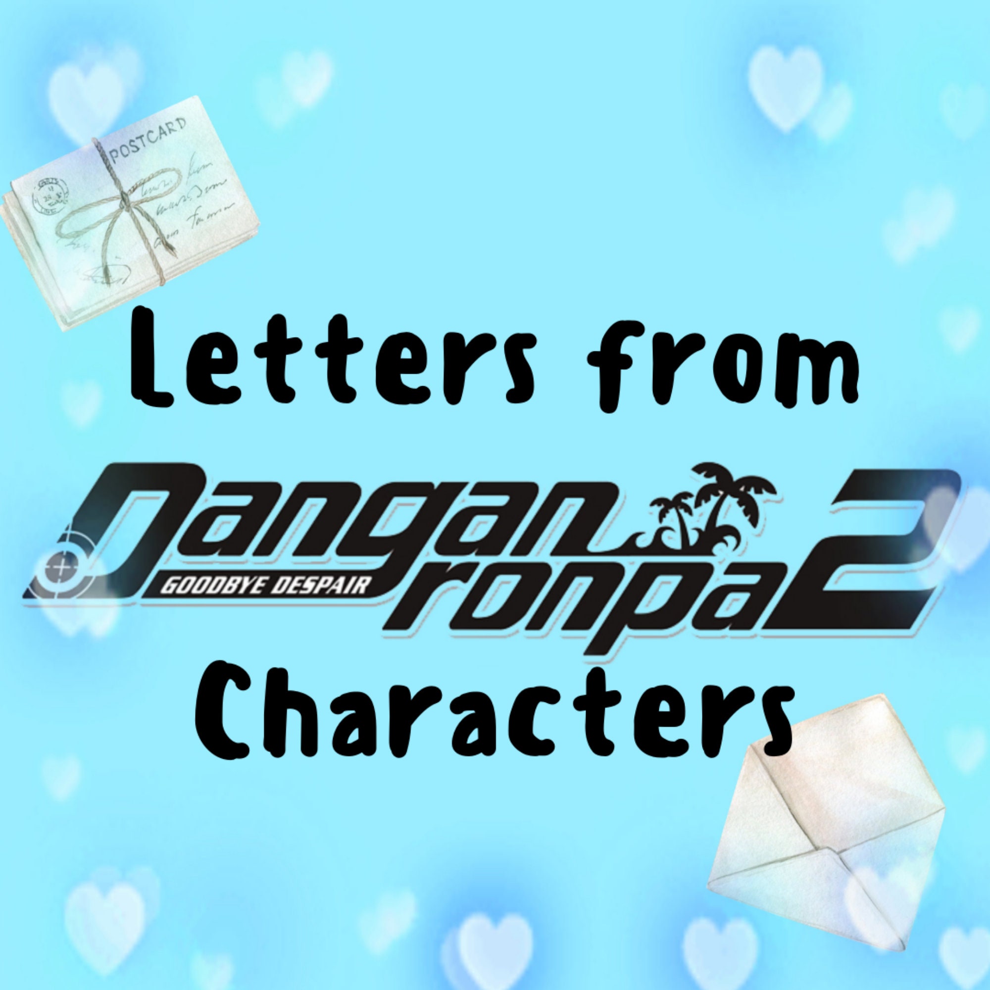 SDR2 Character Letters - Etsy