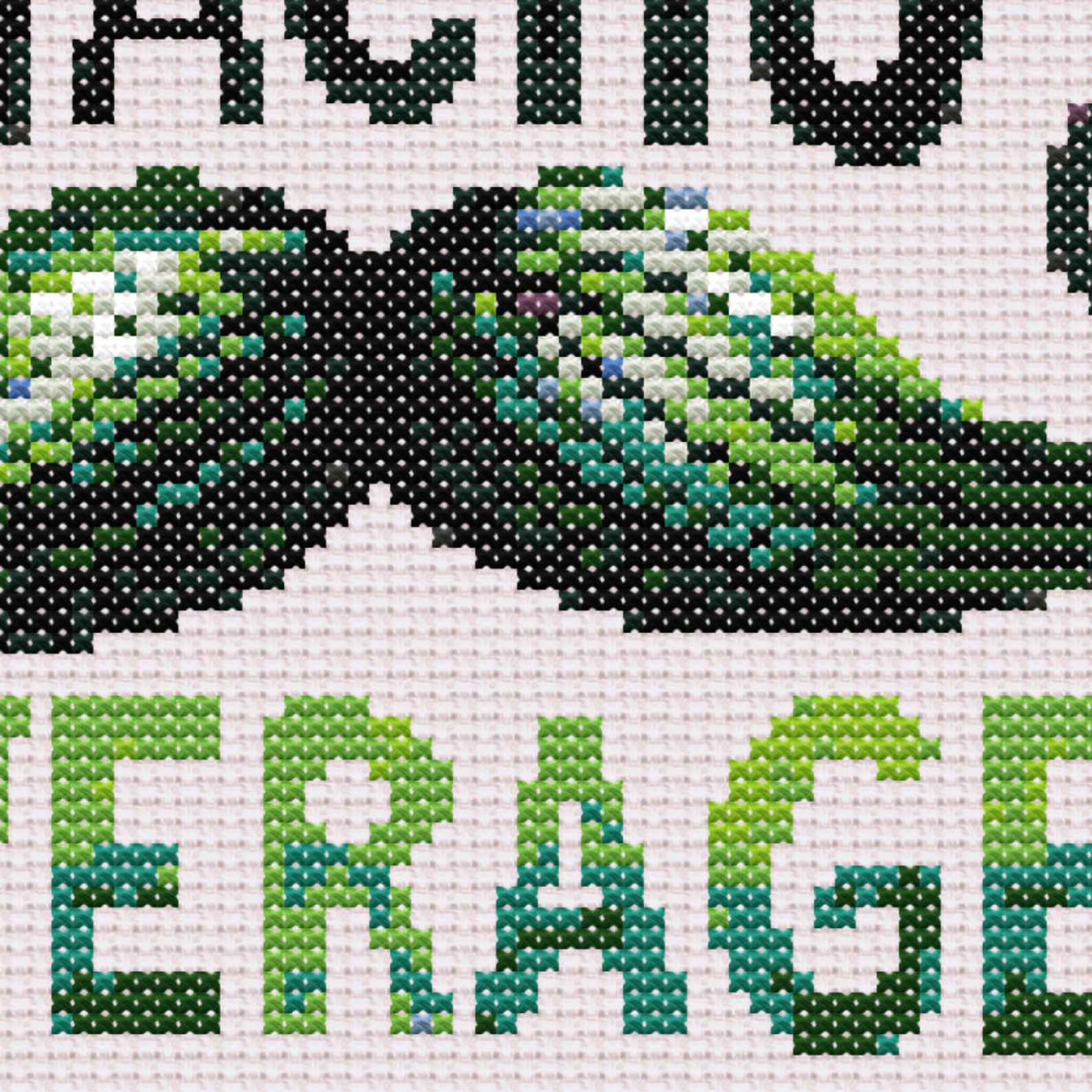 Super Dad Cross Stitch Pattern - Comic Style Father's Day Gift, 190 X ...