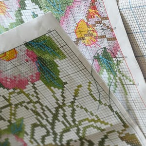 Printable Cross Stitch Graph Paper, Blank Grid Paper for Cross Stitch ...