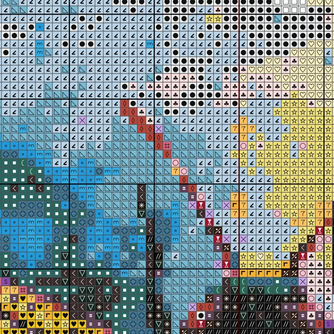 Cross Stitch Pattern Game Controller 200 X 160 Stitches. Counted Cross ...