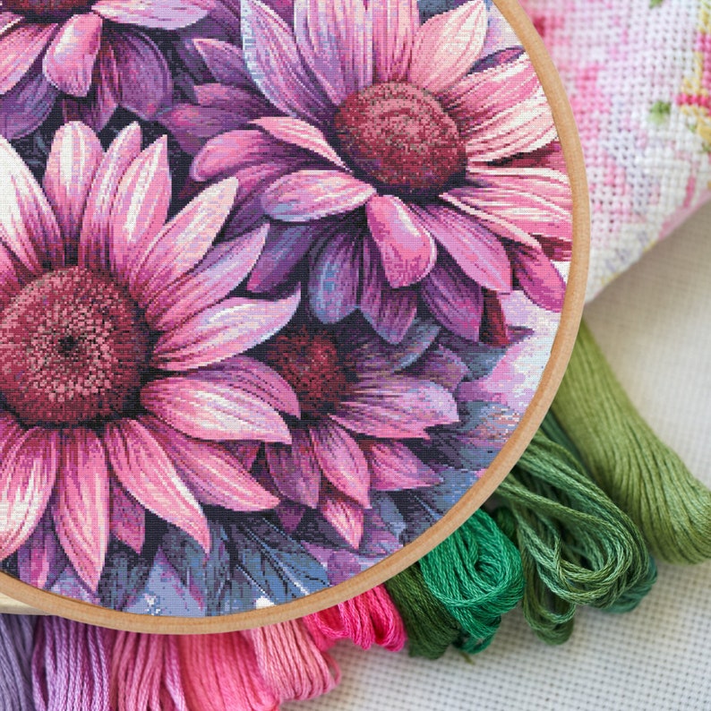 Canadian Wilderness - Iconic Mountain Reflection Cross Stitch Pattern ...