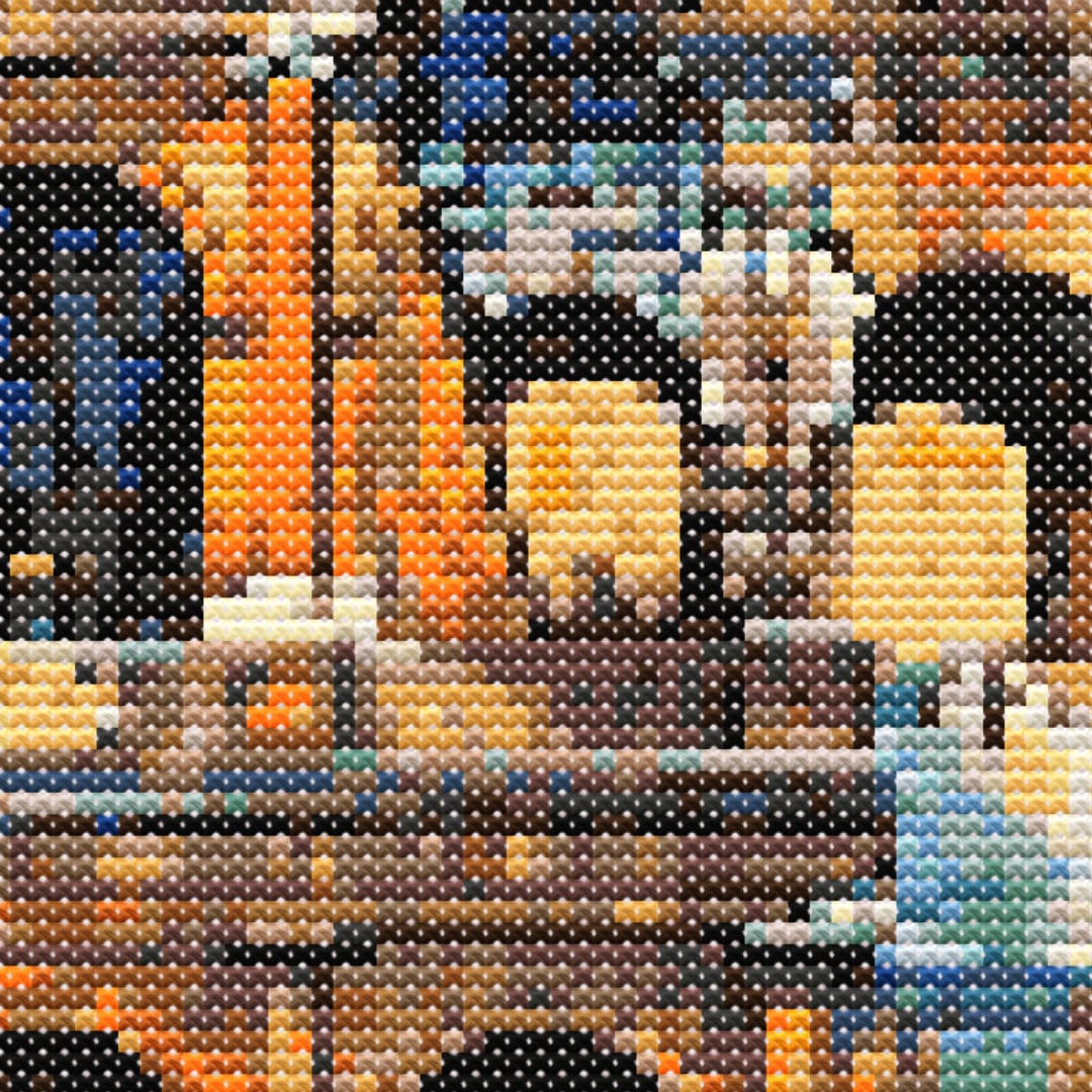 Colosseum at Sunset Cross Stitch Pattern - Iconic Rome Landmark 300 X ...