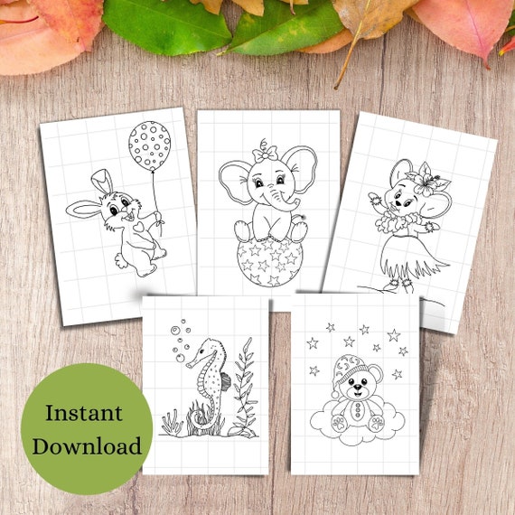 Coloring Pages PDF Printable Instant Digital Download | Etsy