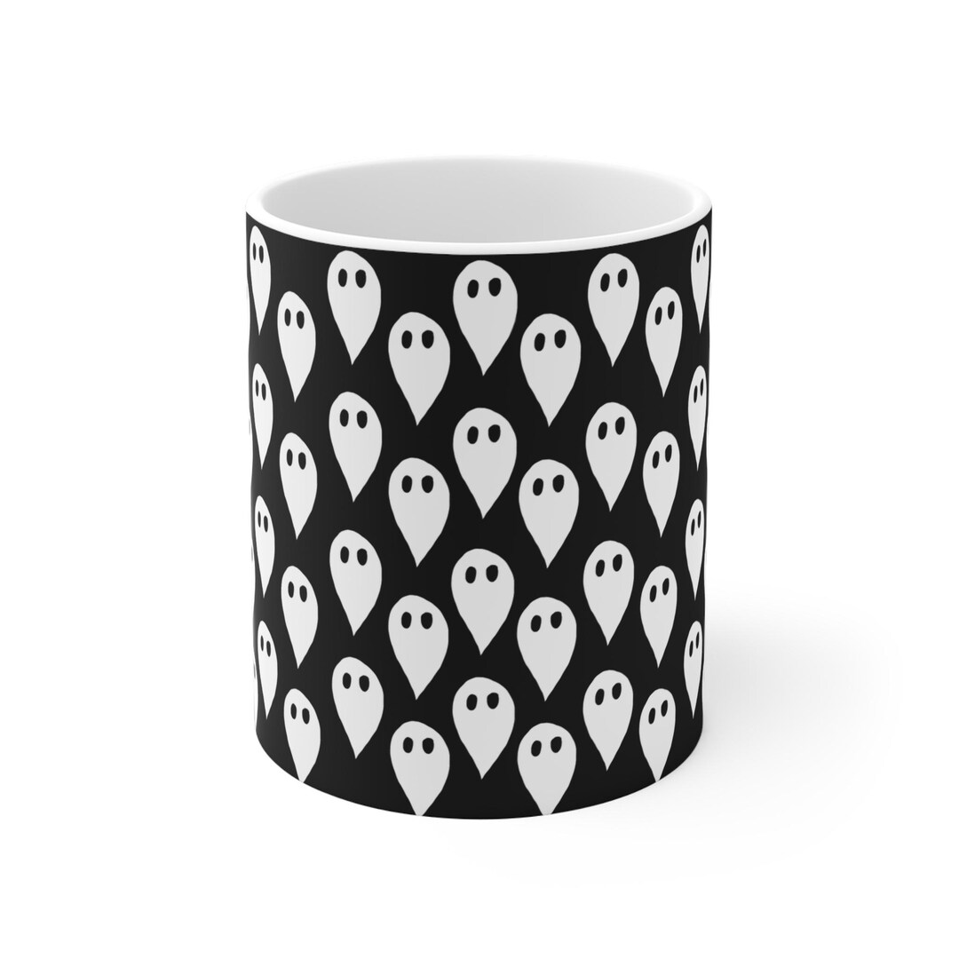 Ghosty Ceramic Mug | Perfect for Halloween, Spooky Decor, Gift for ...